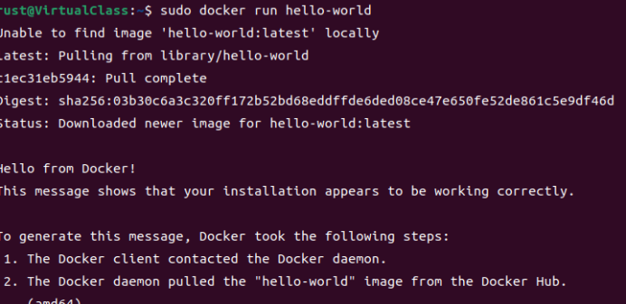 Docker安装与基本操作