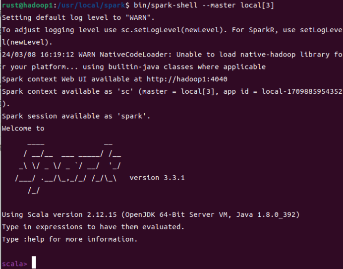 Ubuntu22.04配置Spark3.3.1集群